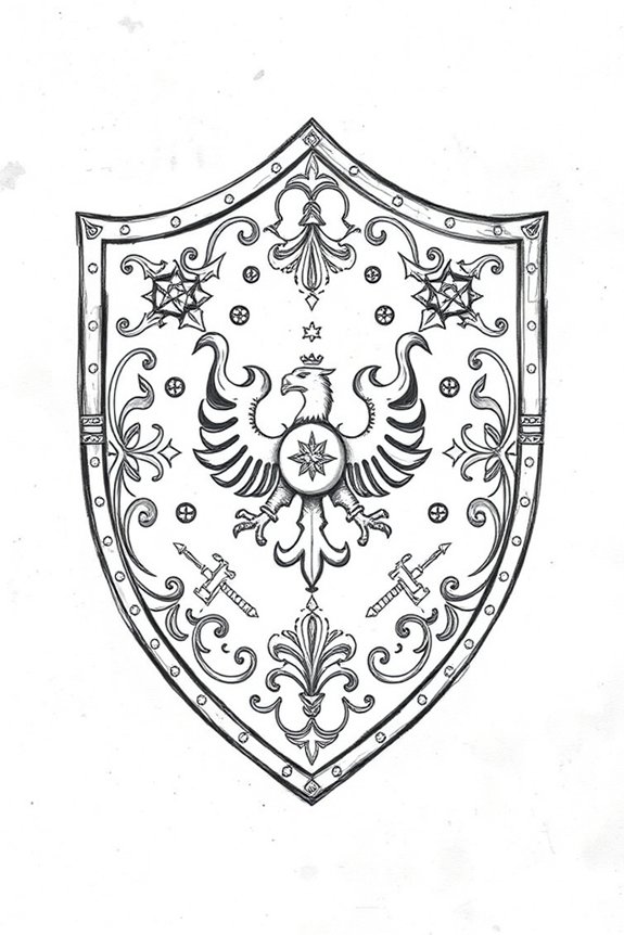 12 Creative Shield Drawing Ideas to Inspire Your Art ...