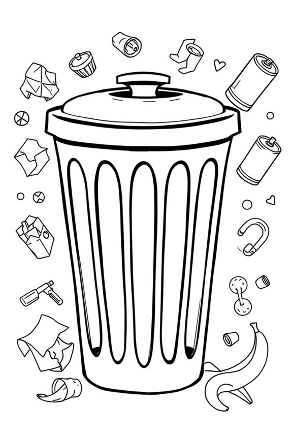 12 Creative Trash Can Drawing Ideas to Inspire You - jerwoodvisualarts.org