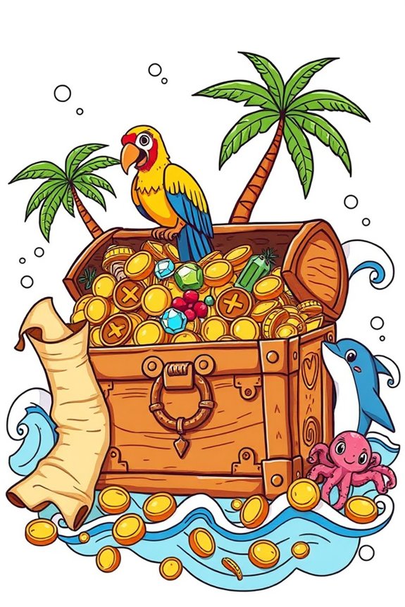 12 Creative Treasure Chest Drawing Ideas to Inspire You ...