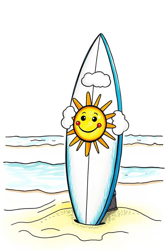 12 Creative Surfboard Drawing Ideas to Inspire Your Art ...