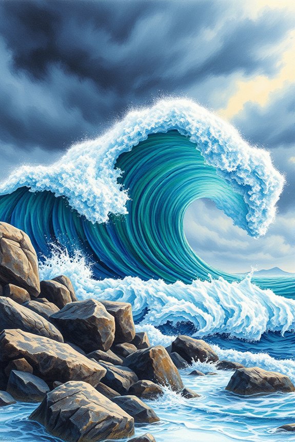 12 Stunning Tsunami Drawing Ideas to Inspire Your Art ...