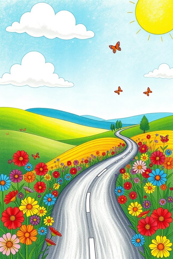 12 Inspiring Road Drawing Ideas to Spark Your Creativity ...