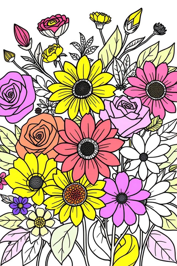 12 Inspiring Flower Line Drawing Ideas for Creative Minds ...