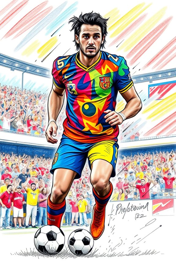 Creative Football Player Drawing Ideas: 12 Stunning Images ...