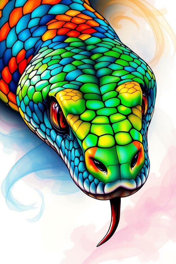 12 Stunning Snake Head Drawing Ideas to Inspire You - jerwoodvisualarts.org