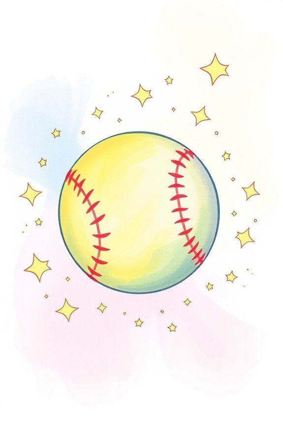 12 Creative Softball Drawing Ideas to Inspire Your Art ...
