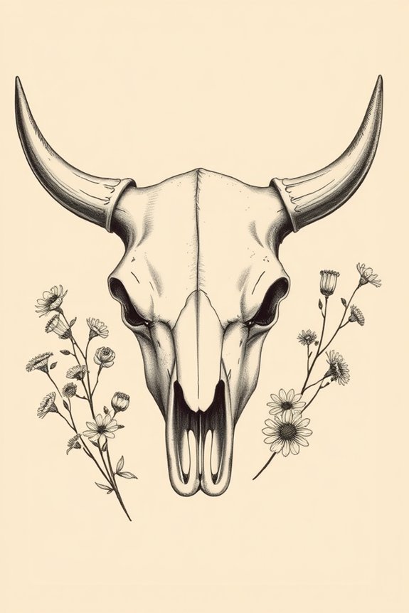 12 Stunning Cow Skull Drawing Ideas to Inspire Your Art ...