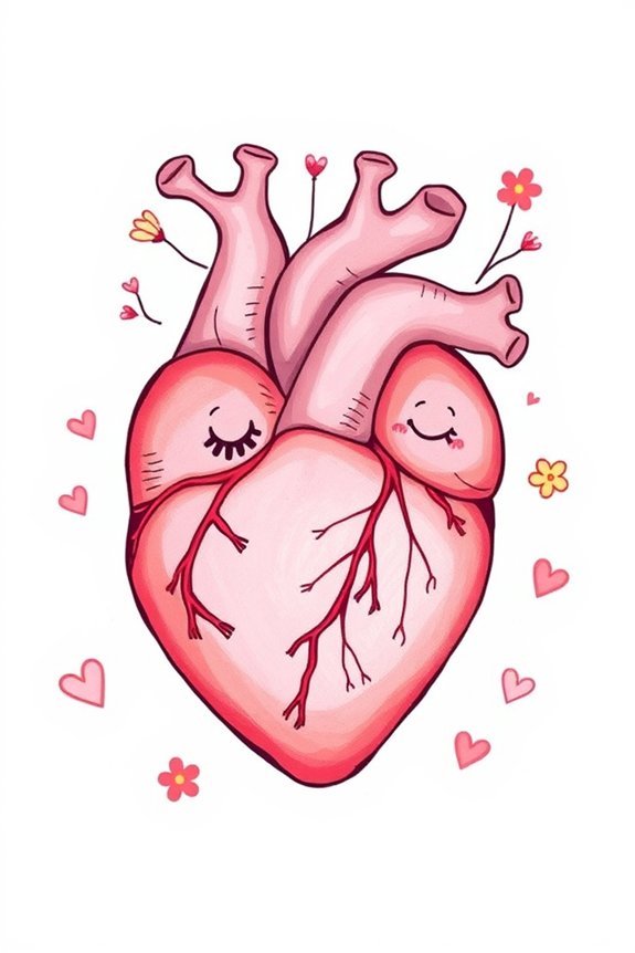12 Creative Anatomical Heart Drawing Ideas to Inspire You ...
