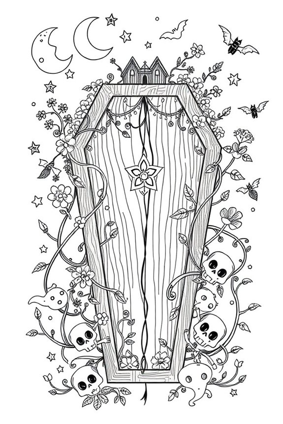 12 Unique Coffin Drawing Ideas to Inspire Your Art - jerwoodvisualarts.org