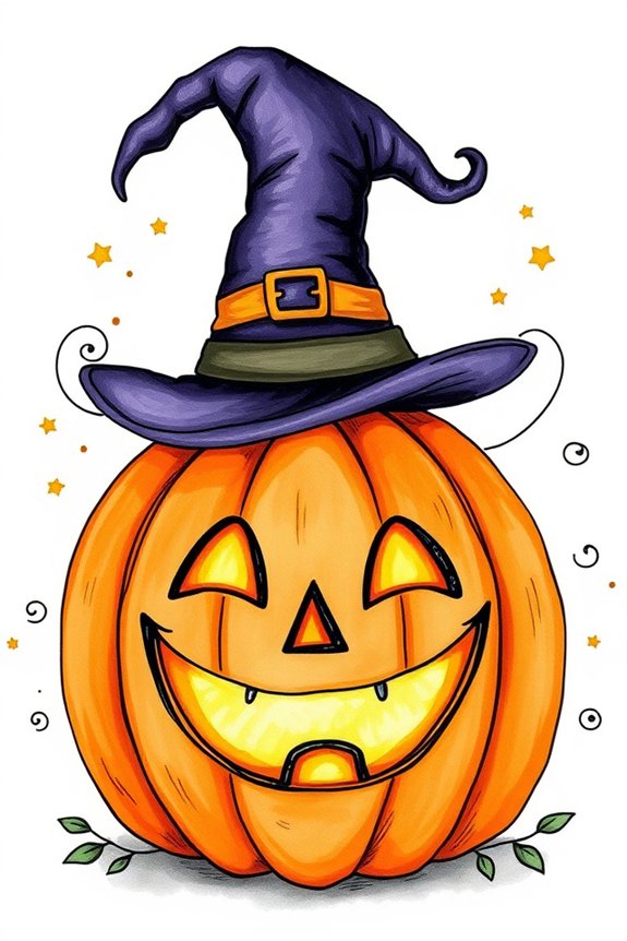 12 Creative Jack O' Lantern Drawing Ideas for Halloween Fun ...