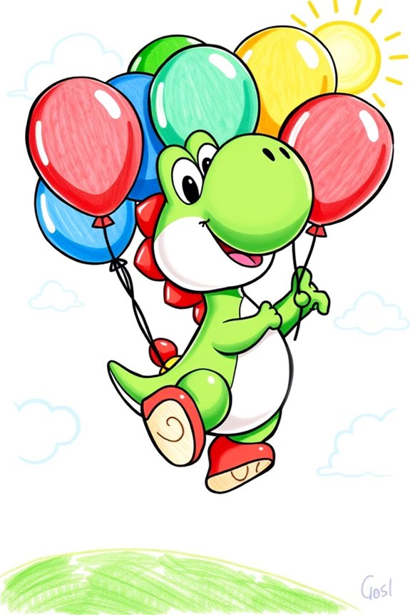 12 Yoshi Drawing Ideas to Inspire Your Creativity - jerwoodvisualarts.org