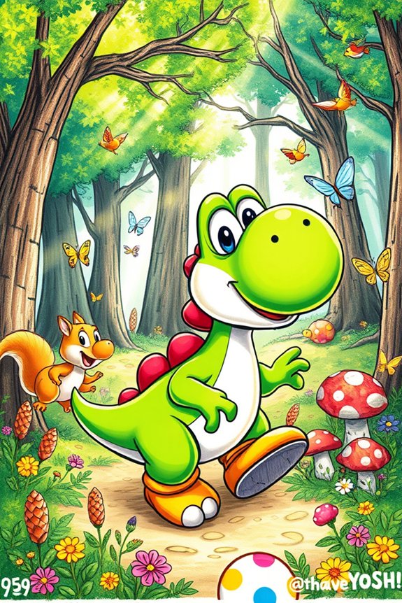 12 Yoshi Drawing Ideas to Inspire Your Creativity - jerwoodvisualarts.org