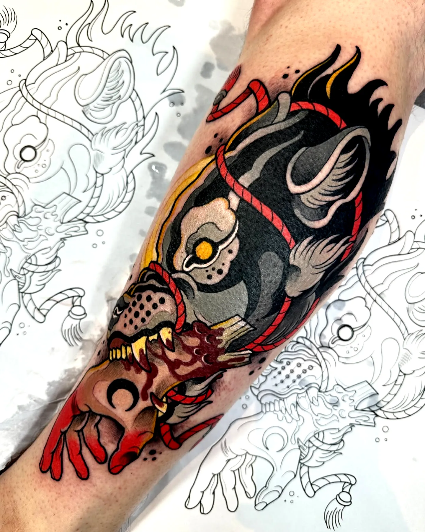 16 Bold and Unique Fenrir Tattoo Ideas to Inspire You