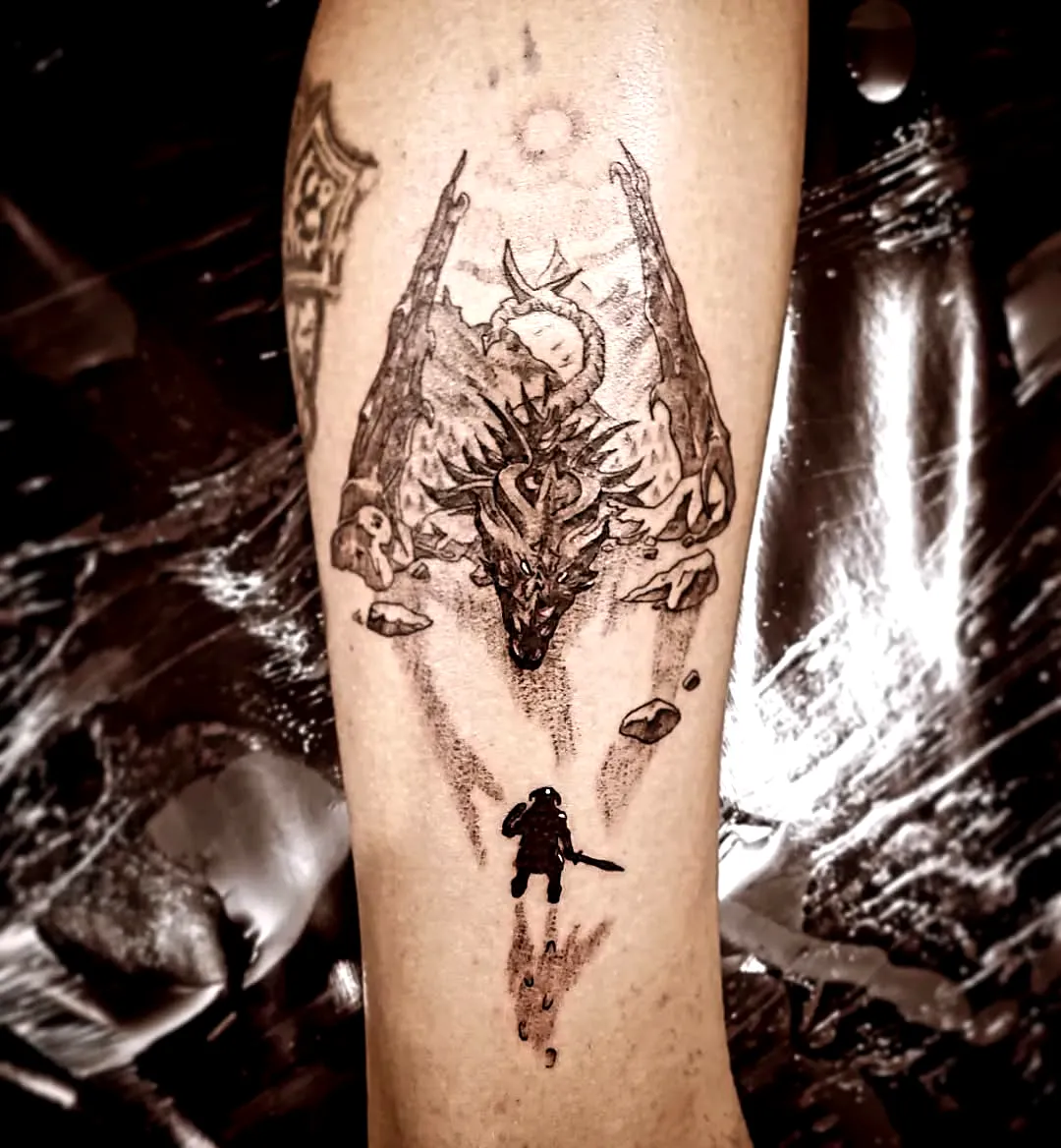 15 Bold and Unique Skyrim Tattoo Ideas to Inspire You