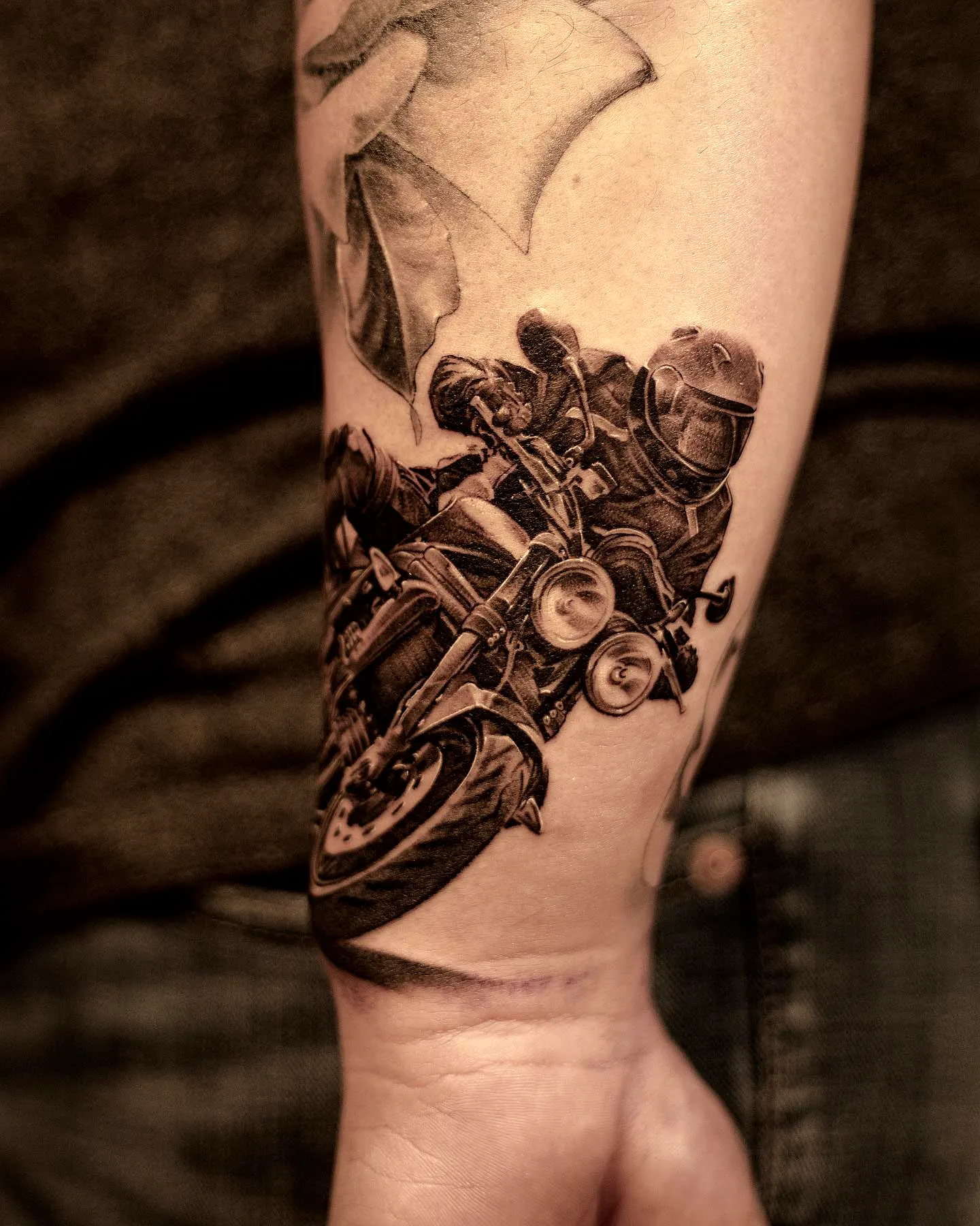 15 Unique and Bold Motorcycles Tattoos Ideas for Inspiration