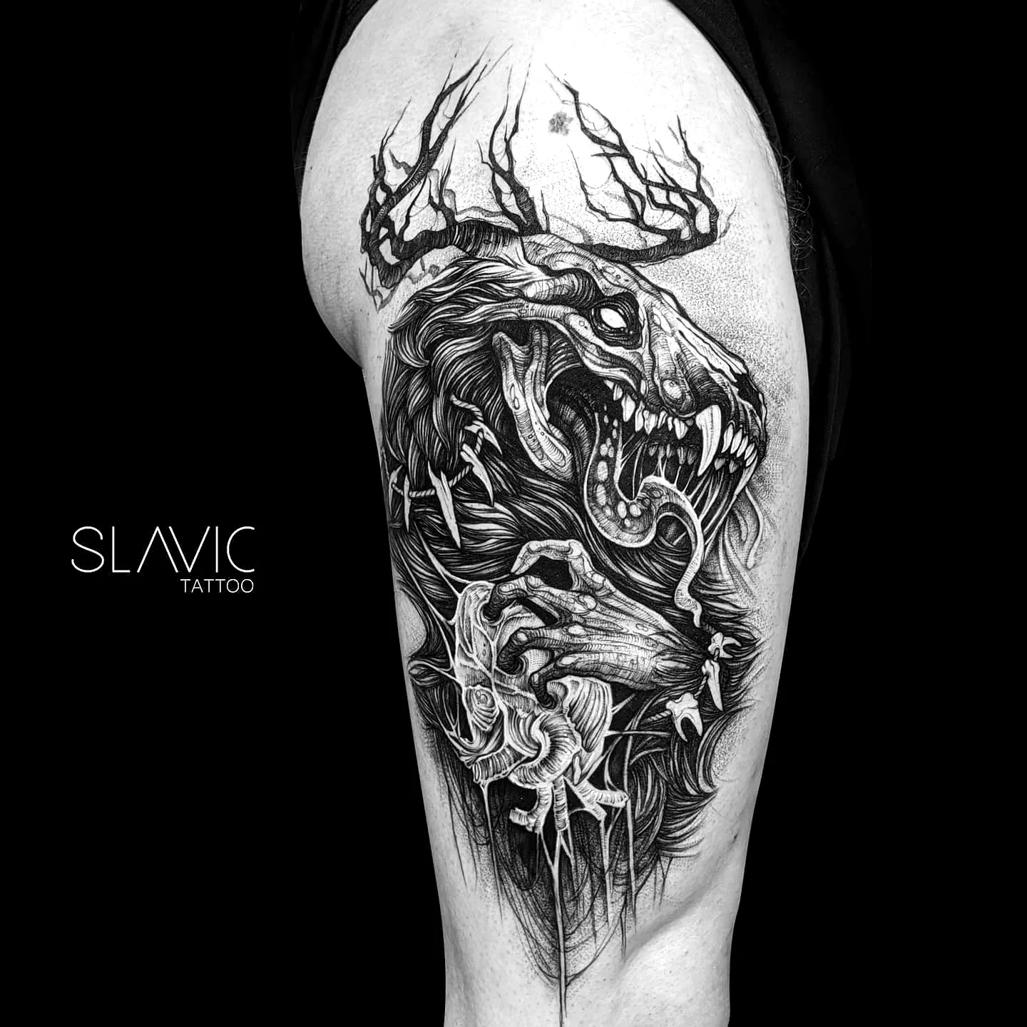 20 Bold Wendigo Tattoo Ideas for Unique Inspiration