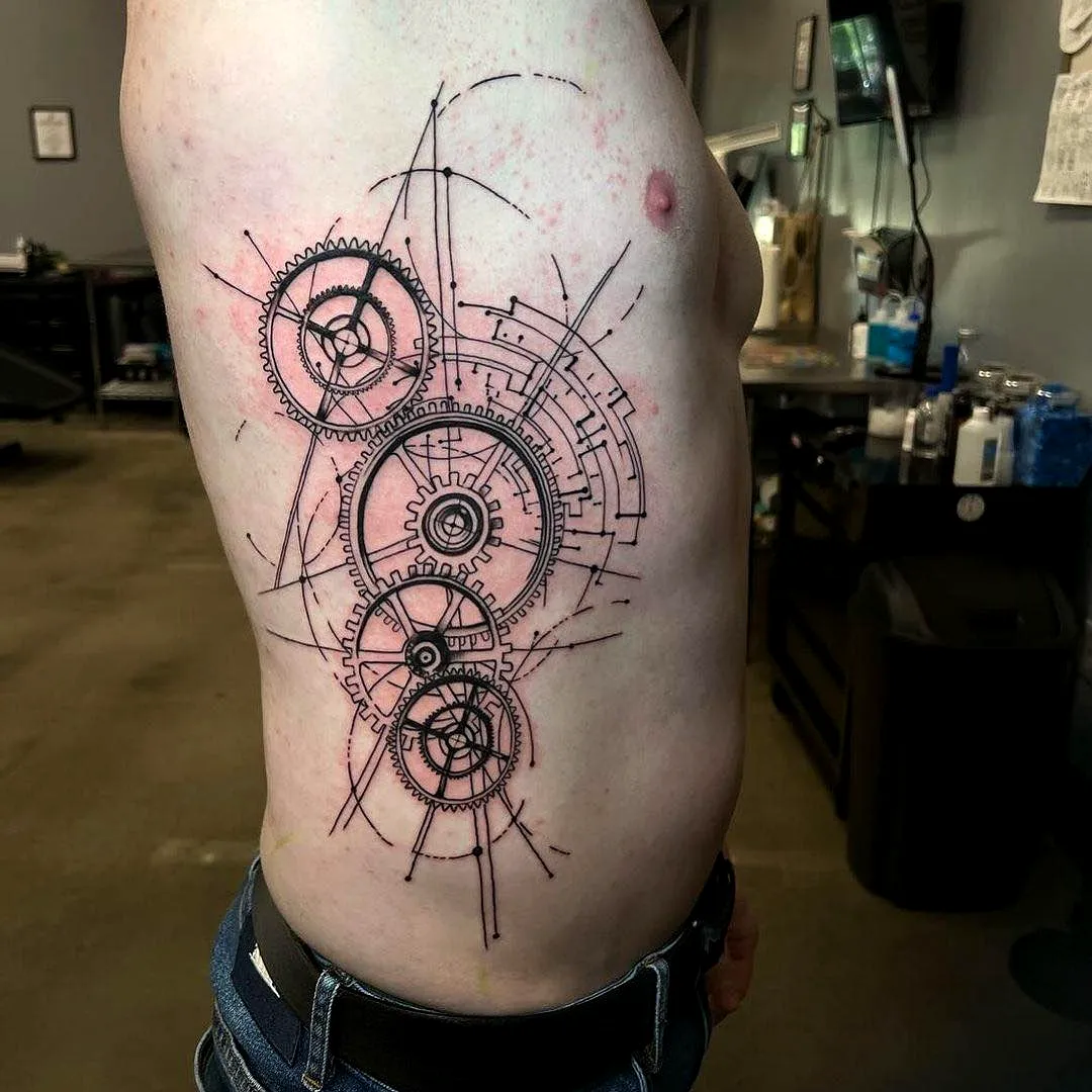 15+ Unique Gear Tattoo Ideas for Bold Expressions