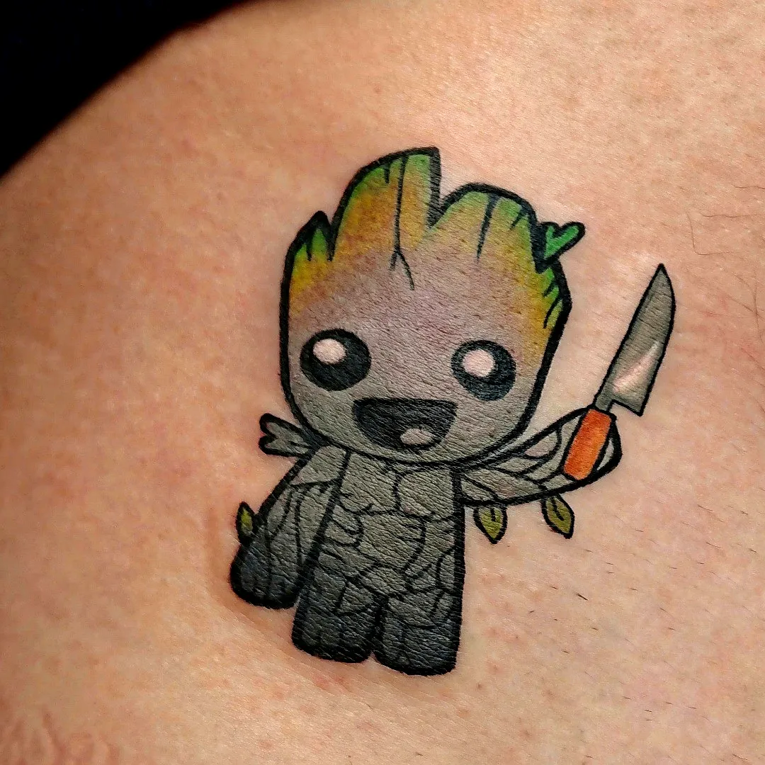 15 Unique and Striking Groot Tattoo Ideas for Fans