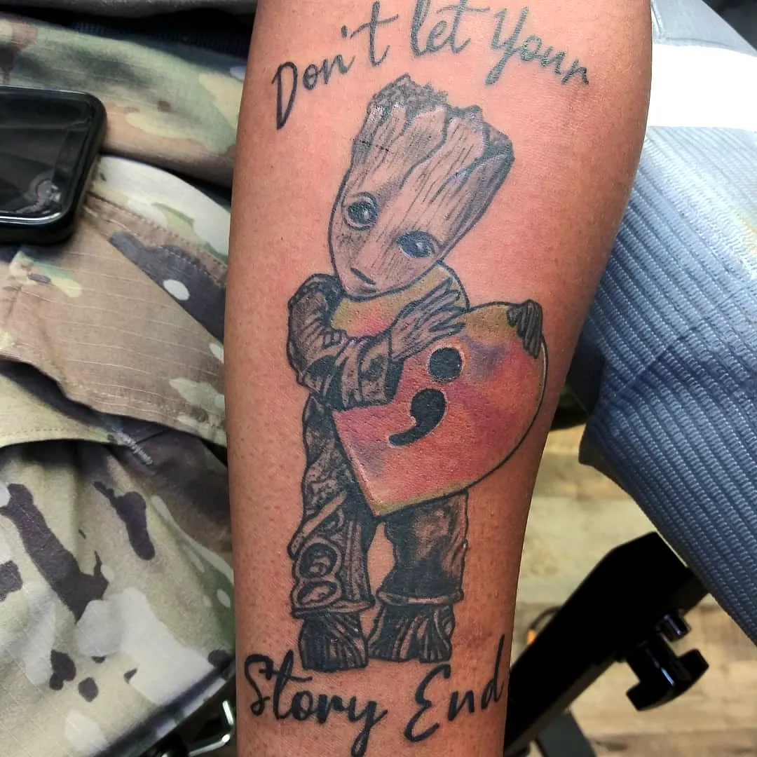 15 Unique and Striking Groot Tattoo Ideas for Fans