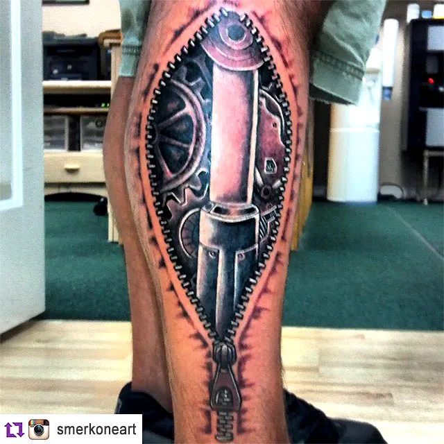 15 Unique Zipper Tattoo Ideas for Bold Self-Expression
