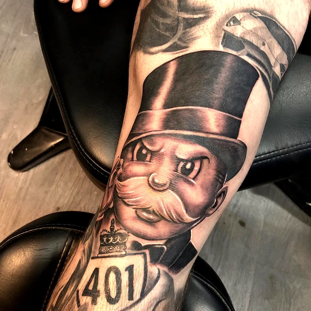 16 Unique Monopoly Tattoos Ideas You’ll Love Seeing