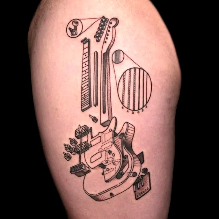 15 Unique Schematic Tattoo Ideas for Bold Expression
