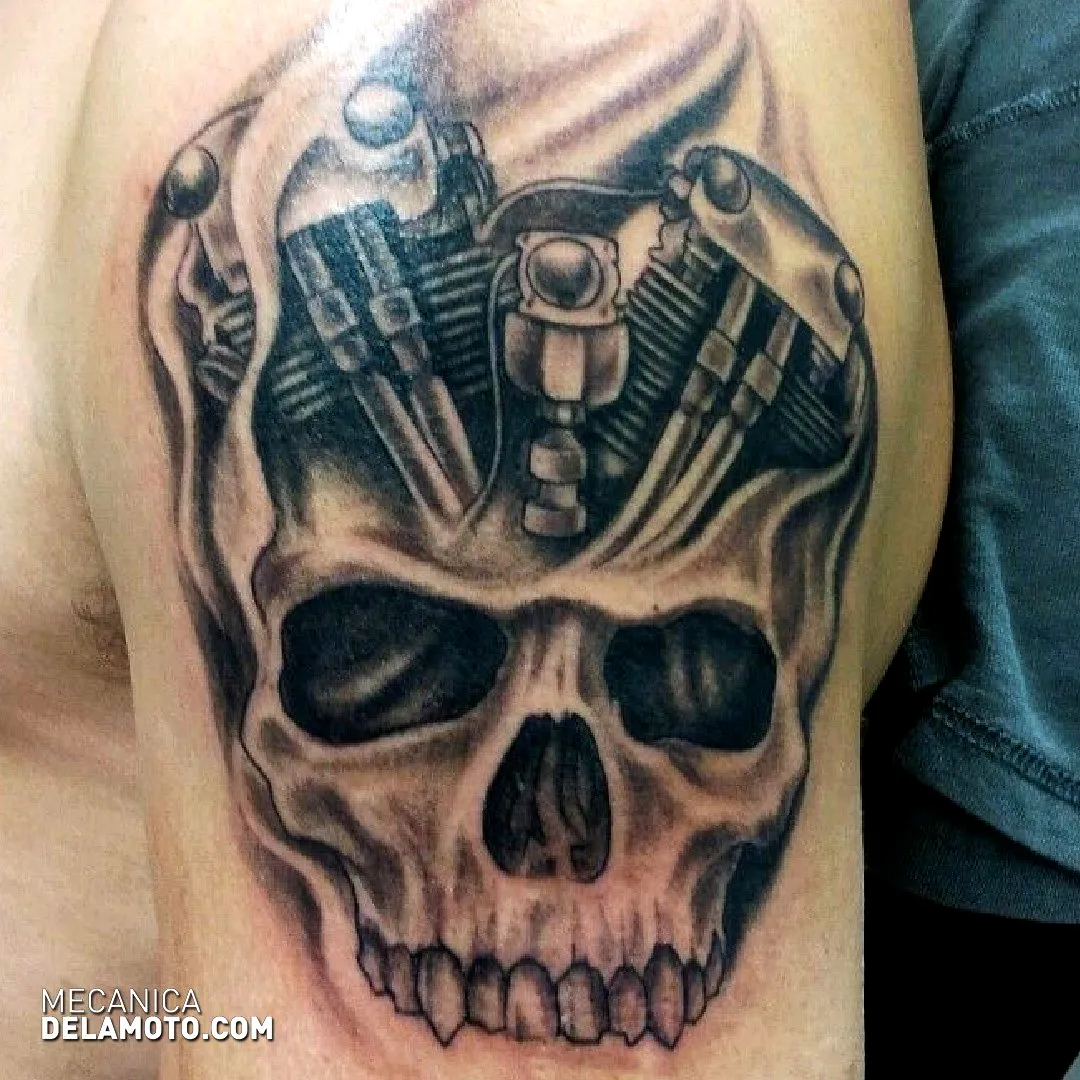 15 Unique and Bold Motorcycles Tattoos Ideas for Inspiration