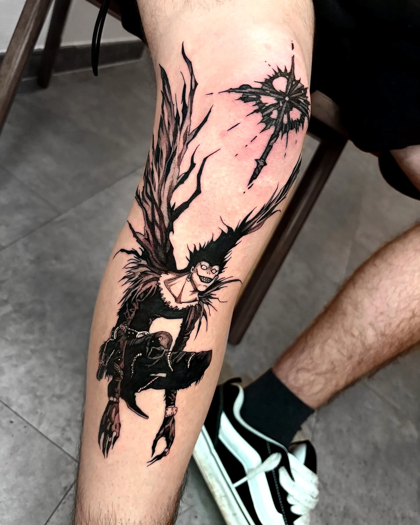 16 Striking Ryuk Tattoo Ideas for Creative Fans