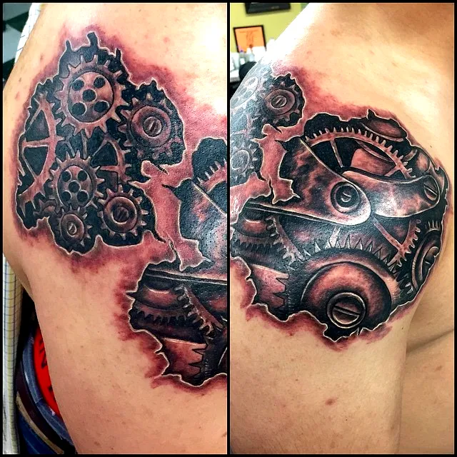 15+ Unique Gear Tattoo Ideas for Bold Expressions